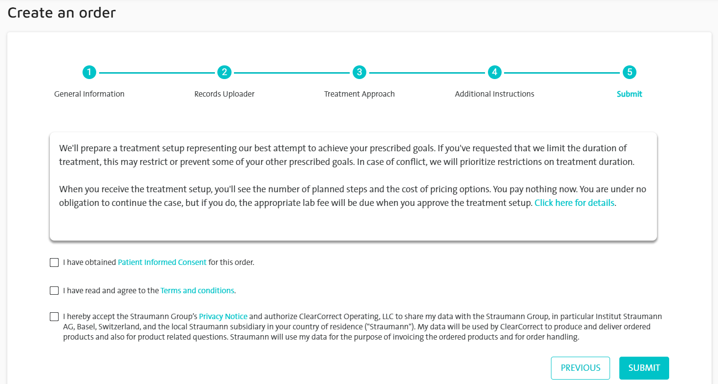 How to Create Orders in the ClearCorrect Doctor Portal – ClearCorrect Support